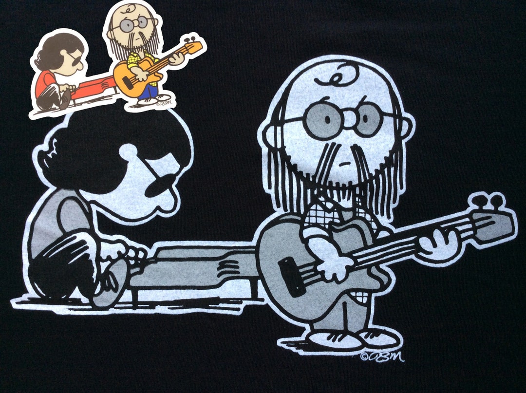 Steely Dan/peanuts Tribute Tee Sticker by the Artist Free - Etsy UK