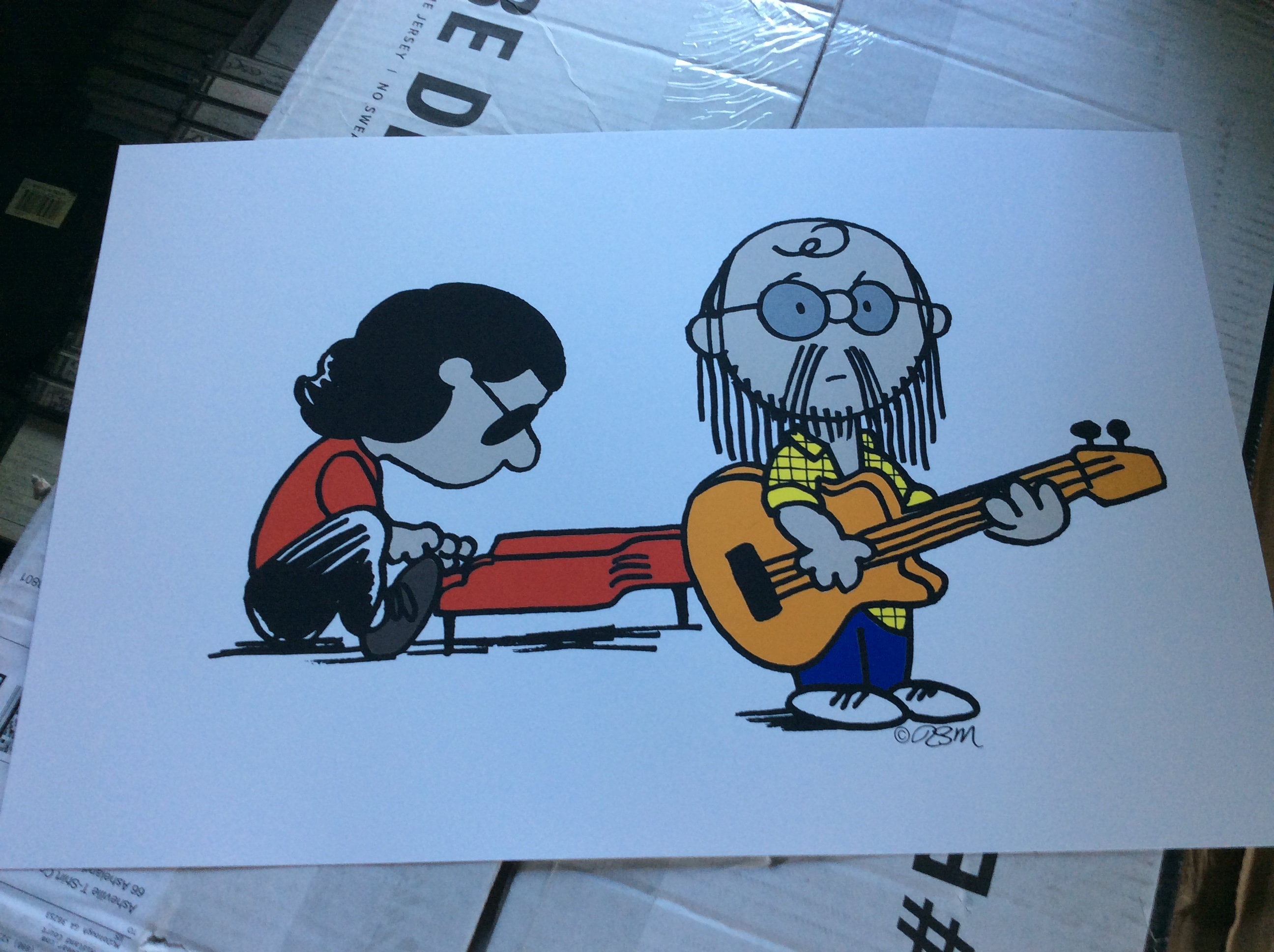 Steely Dan / Peanuts Print, Signed by the Artist - Etsy