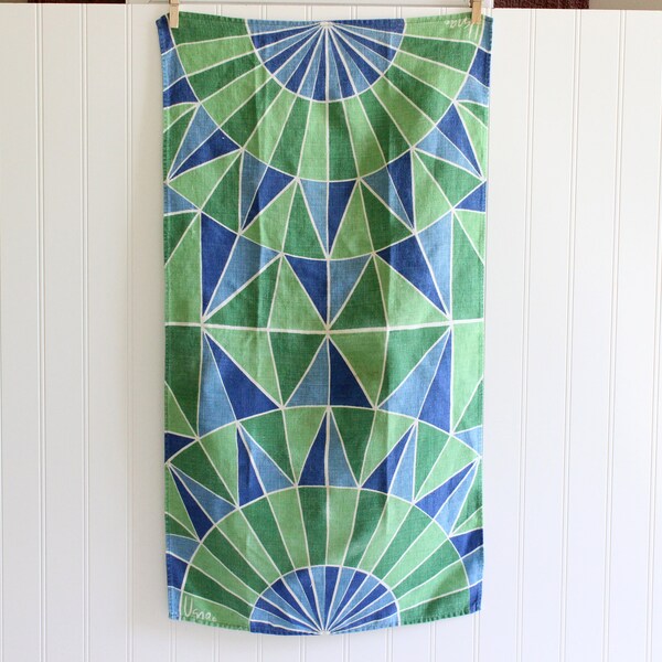 Geometric Hand Towel - Etsy