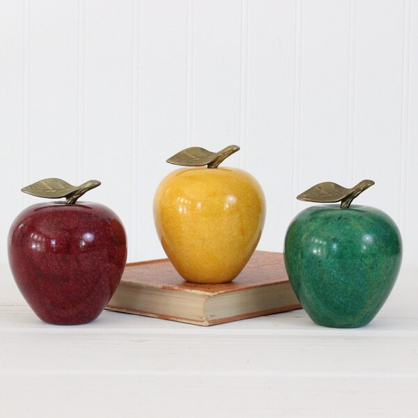 Apple Paperweight - Etsy