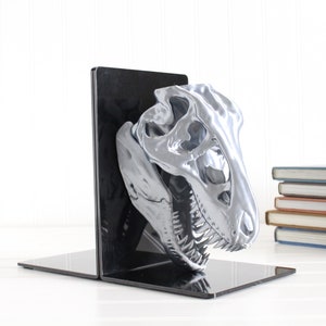 Dinosaur Skull Bookend, T-rex, Tyrannosaurus Rex, Fantasy Bookshelf ...