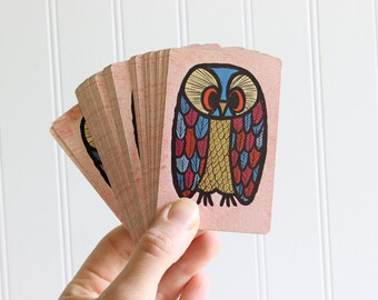 Owl Playing Cards - Etsy