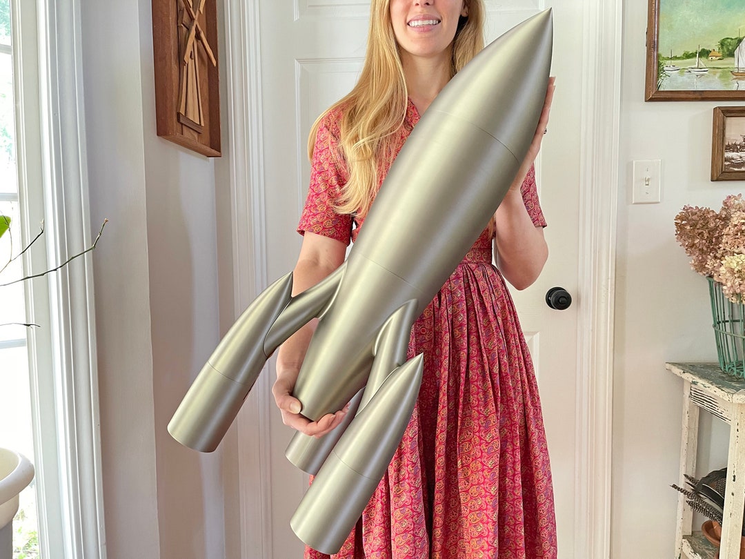 Extra Large Rocket Ship Figurine, Spaceship Figurine, Gifts for Men ...