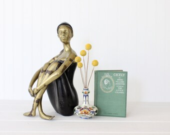 Brass Woman Statue - Etsy