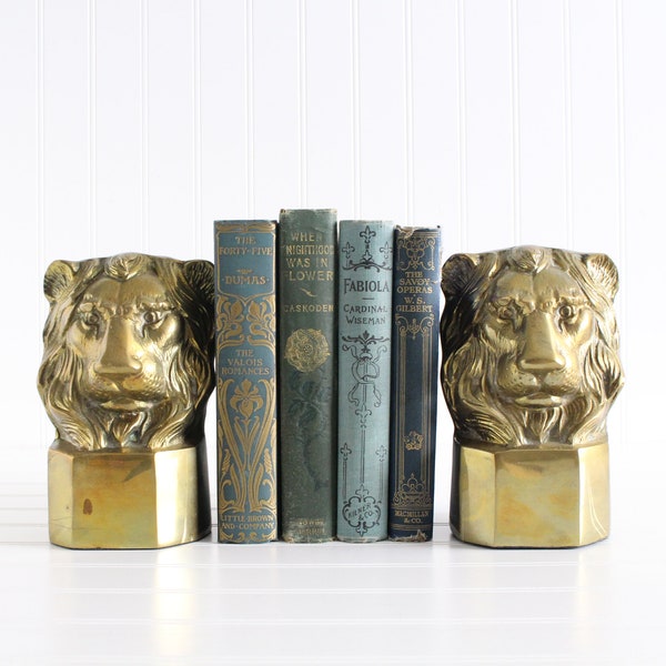 Lion Bookends - Etsy