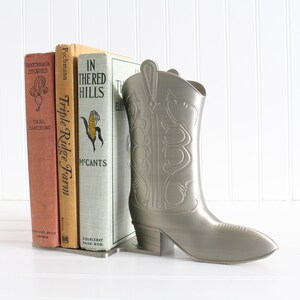 Cowboy Boot Bookend, Country Western Home Decor, Gifts for Horse Lovers ...
