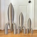 Extra Large Rocket Ship Figurine, Spaceship, Custom Trophy - Etsy