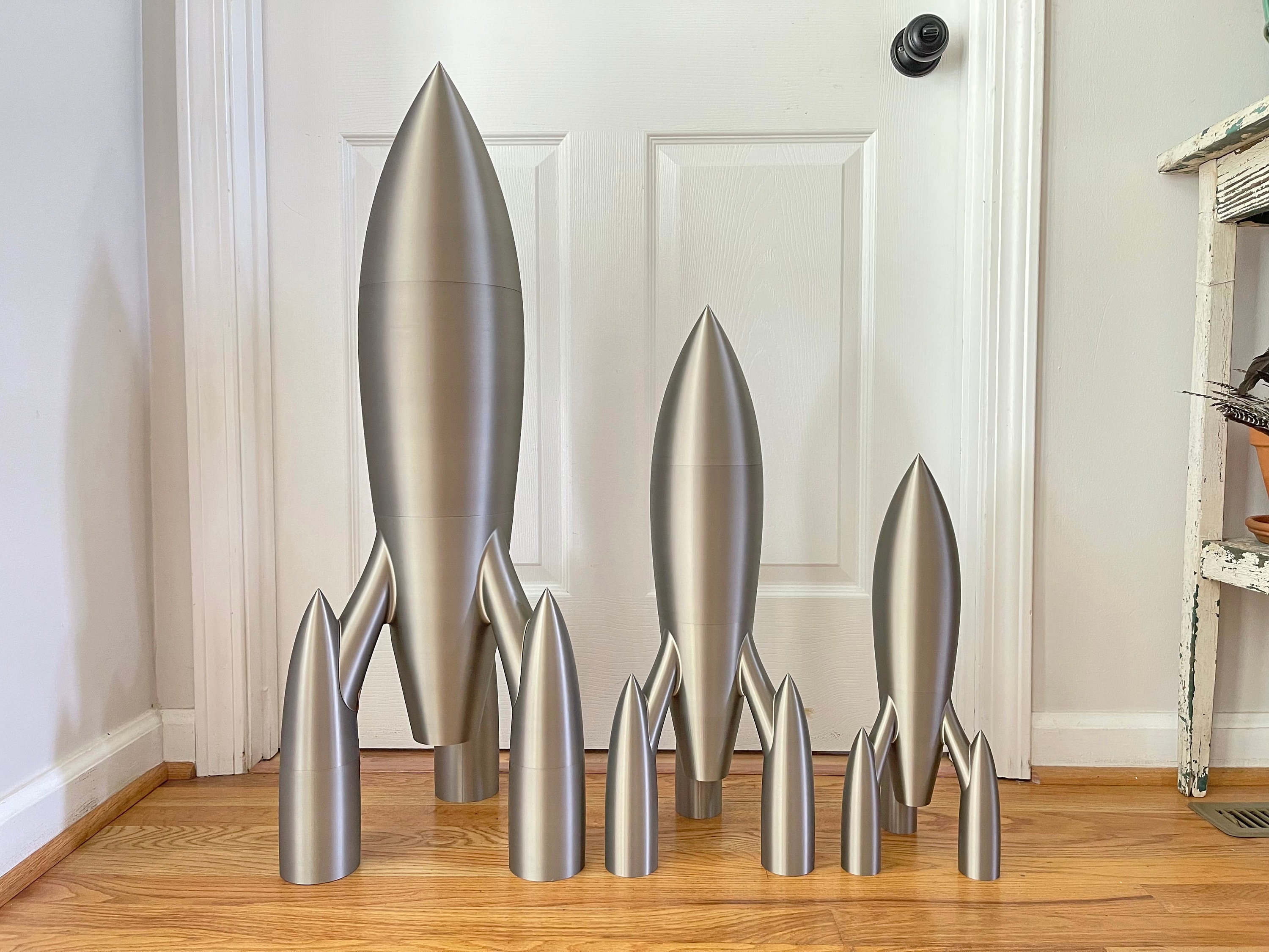 Extra Large Rocket Ship Figurine, Spaceship, Custom Trophy - Etsy