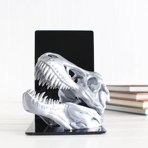 Dinosaur Skull Bookend, T-rex, Tyrannosaurus Rex, Fantasy Bookshelf ...