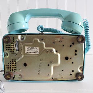 Vintage Light Blue Rotary Phone, Dial Telephone, 1960s Robin's Egg Blue ...