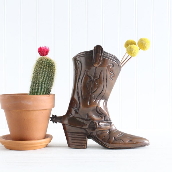 Cowboy Boot Vase - Etsy