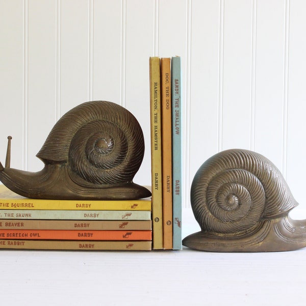 Brass Shell Bookends - Etsy