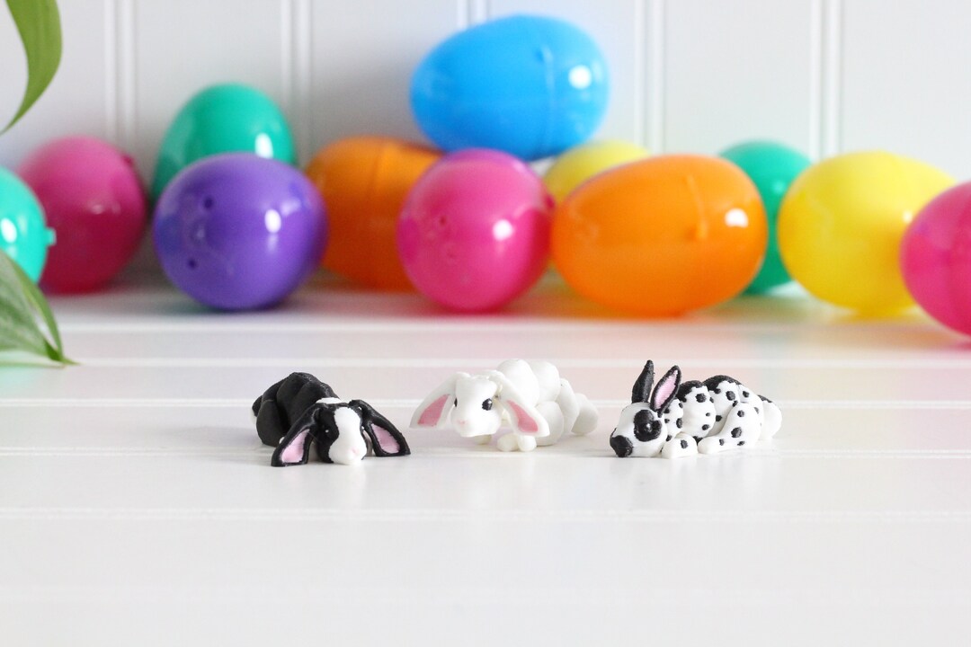 Articulated Easter Bunny, Easter Egg Fillers, 3d Print Rabbits ...