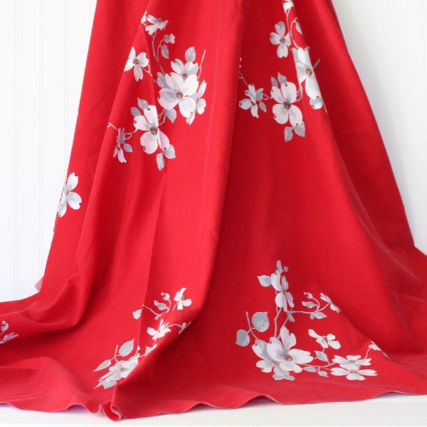 Red Tablecloth - Etsy
