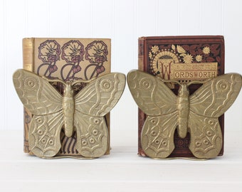 Butterfly Bookends Girl - Etsy