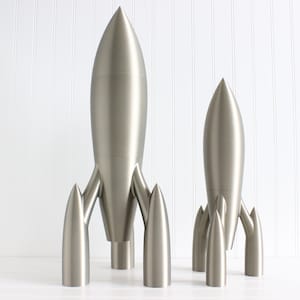 Extra Large Rocket Ship Figurine, Spaceship, Custom Trophy - Etsy