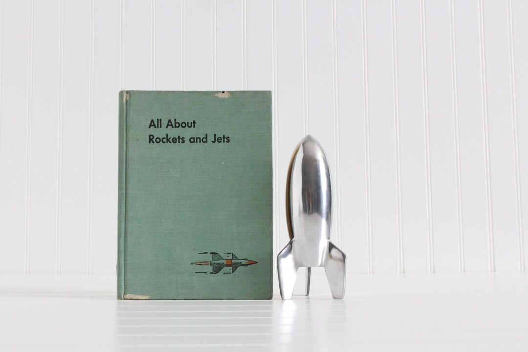 Vintage Aluminum Rocket Ship, Spaceship, Outerspace, Space Age, Sci Fi ...