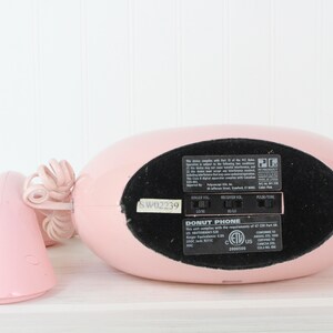 Vintage Pink Donut Phone Push Button Doughnut Telephone - Etsy
