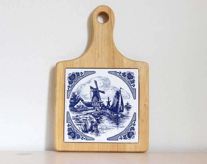 Vintage Dutch Tile Delft Blue Wall Hanging Picture Frame - Etsy