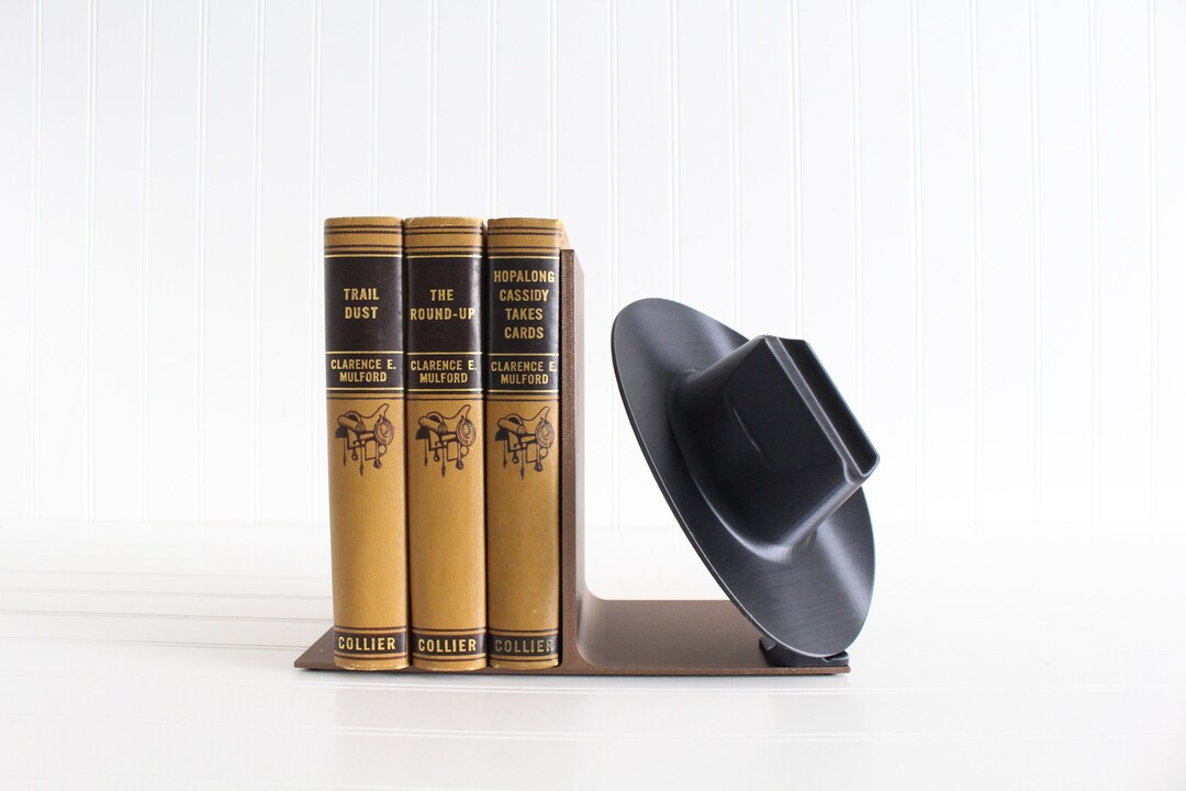 Cowboy Hat Bookend Country Western Home Decor Gifts for - Etsy
