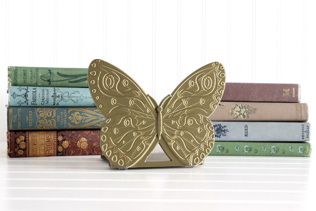Butterfly Bookend, Bookshelf Decor Bookends - Etsy