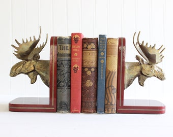 Brass Moose Head - Etsy