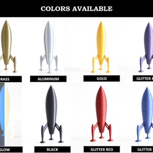 Extra Large Rocket Ship Figurine, Spaceship, Custom Trophy - Etsy