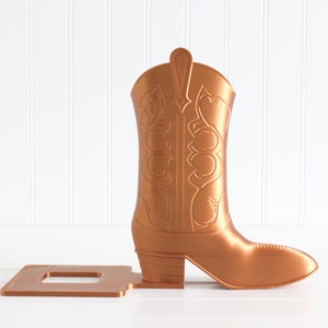 Cowboy Boot Bookend, Country Western Home Decor, Cowgirl Bookshelf - Etsy