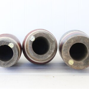 Antique Wooden Juggling Pins, Indian Clubs, Exercise, Red White Blue ...