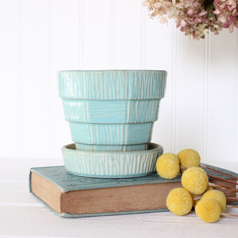 Mccoy Pottery Flower Pots - Etsy