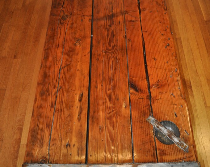 WWII Liberty Ship Hatch Door Coffee Table (16 Inch Legs) - Coffee Table ...