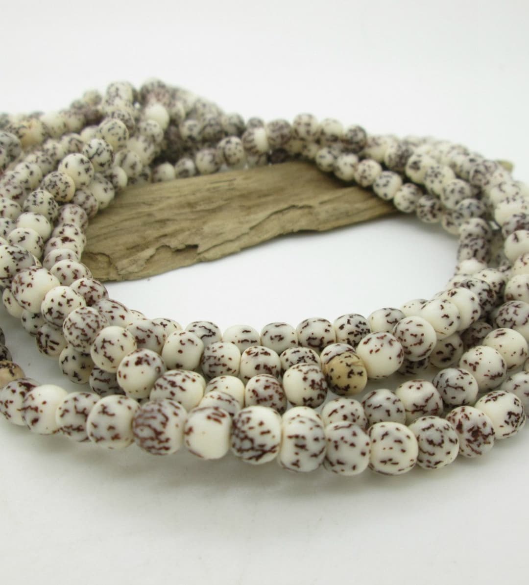 Natural Bodhi Tree Round Bead, Salwag Seed Bead, 6mm Round, (34) - Etsy