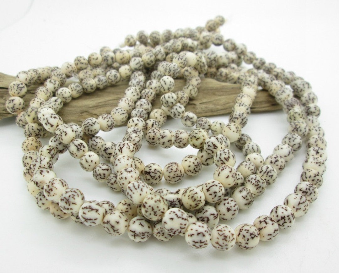 Natural Salwag Seed Round Bead, 8mm, Bodhi Seed Bead, Mala Bead (25) - Etsy