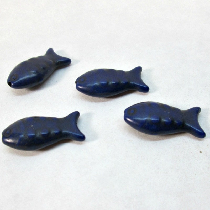 Carved Fish Beads - Etsy