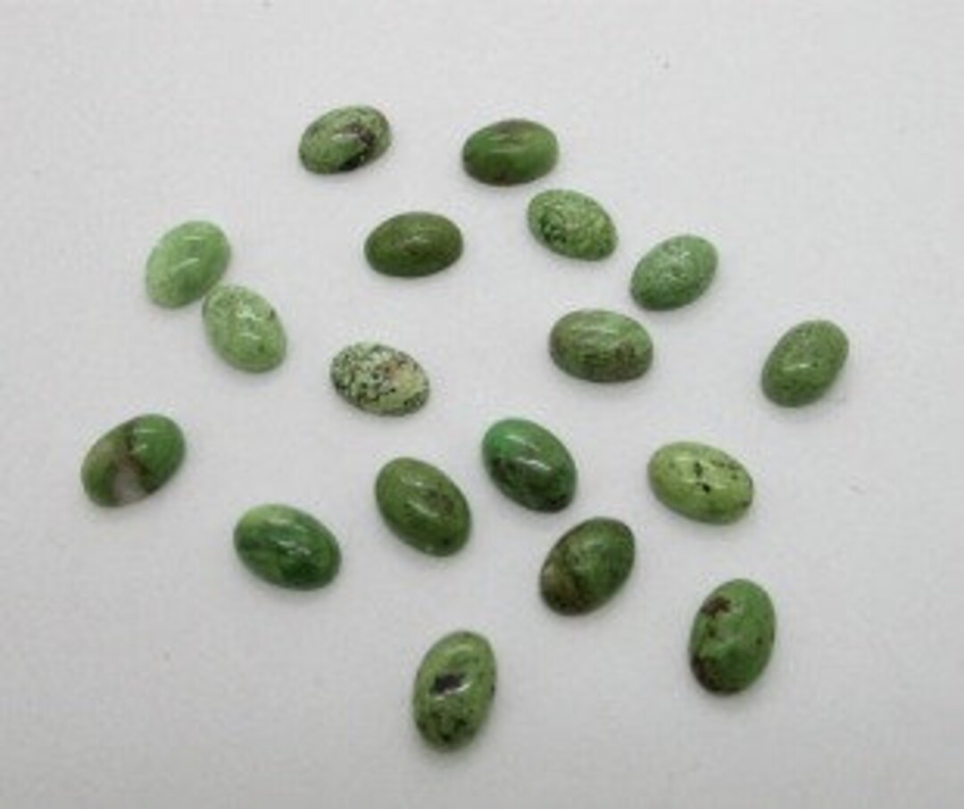 Natural Gaspeite Cabochon, Australian Gaspeite, Oval Gaspeite Cab ...
