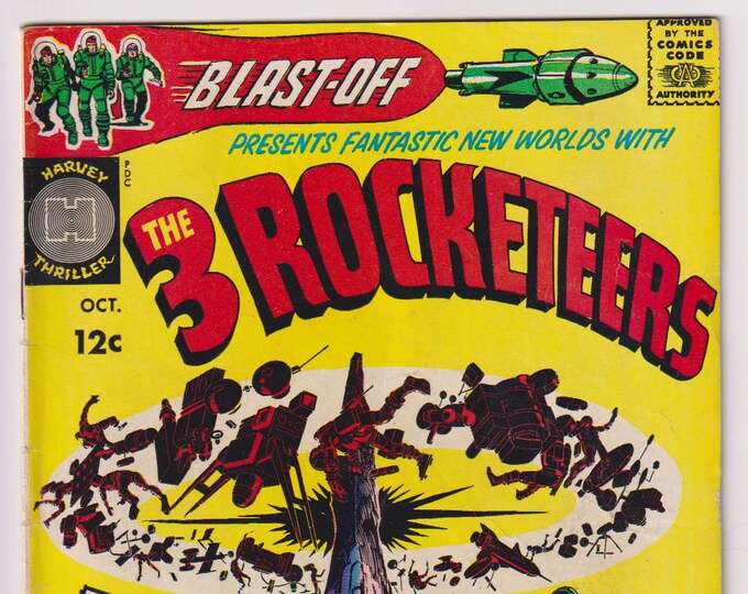 Blast-off: the 3 Rocketeers; Vol 1, 1 Silver Age Comic Book. FN+ (6.5 ...