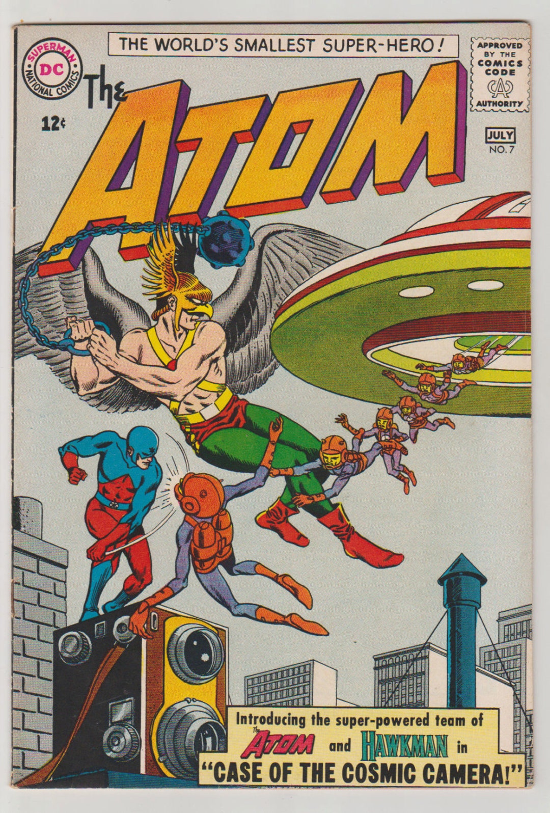 Atom; Vol 1, 7 Silver Age Comic Book. VF- (7.5). July 1963. DC Comics ...