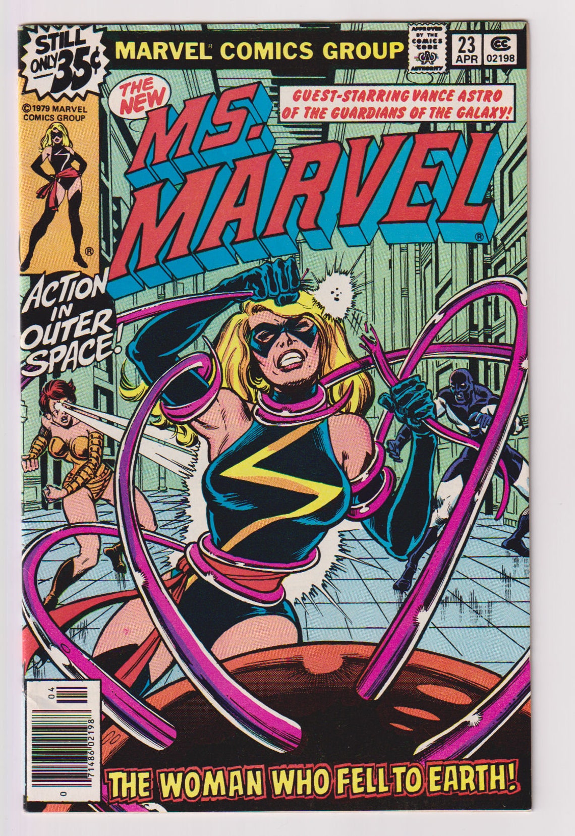 Ms. Marvel Vol 1, 23, Bronze Age Comic Book. VF 7.5. April 1979. Marvel ...