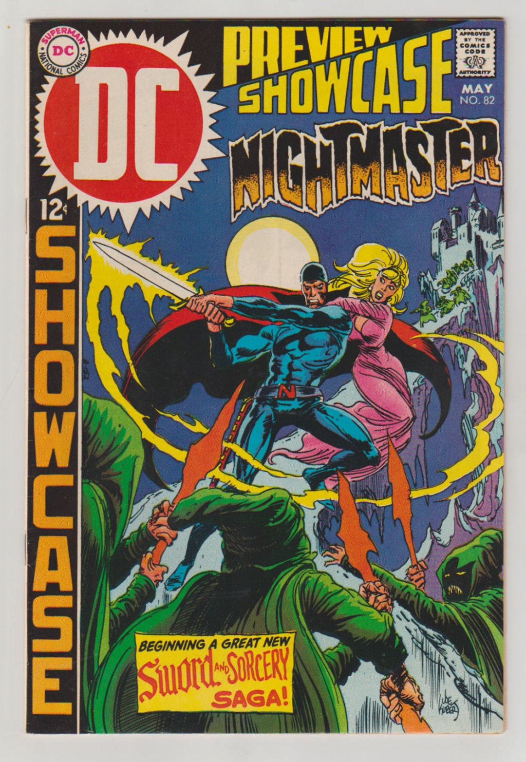 Showcase presents Nightmaster Vol 1, 82, Silver Age Comic Book. VF 8.5 ...