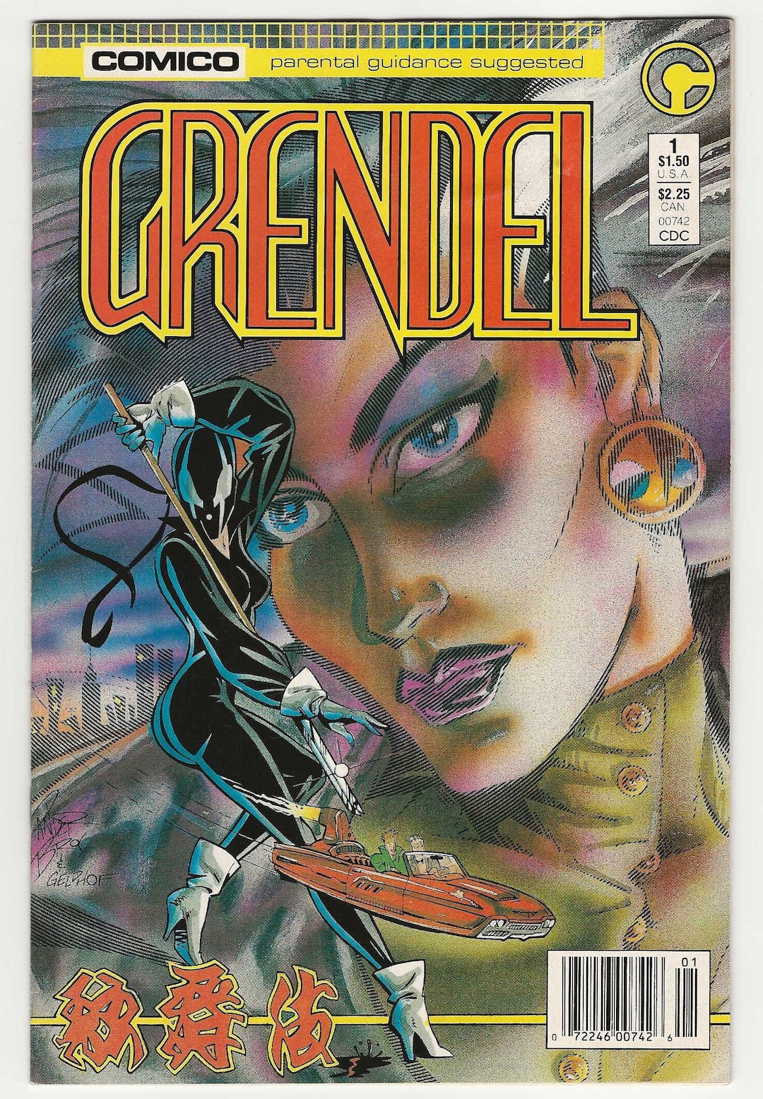 Grendel; Vol 2, 1, First Print Copper Age Comic Book. NM- (9.2 ...