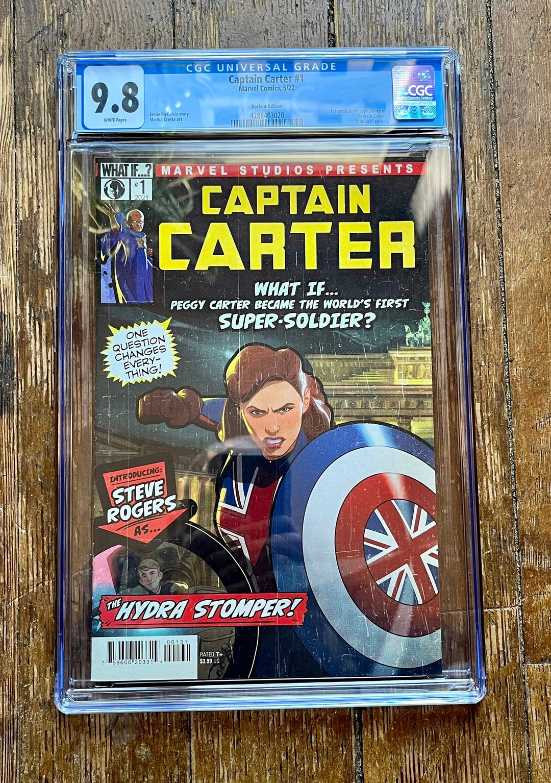 Captain Carter; Vol 1, 1, Marvel Studios Animation 1:25 Retailer ...