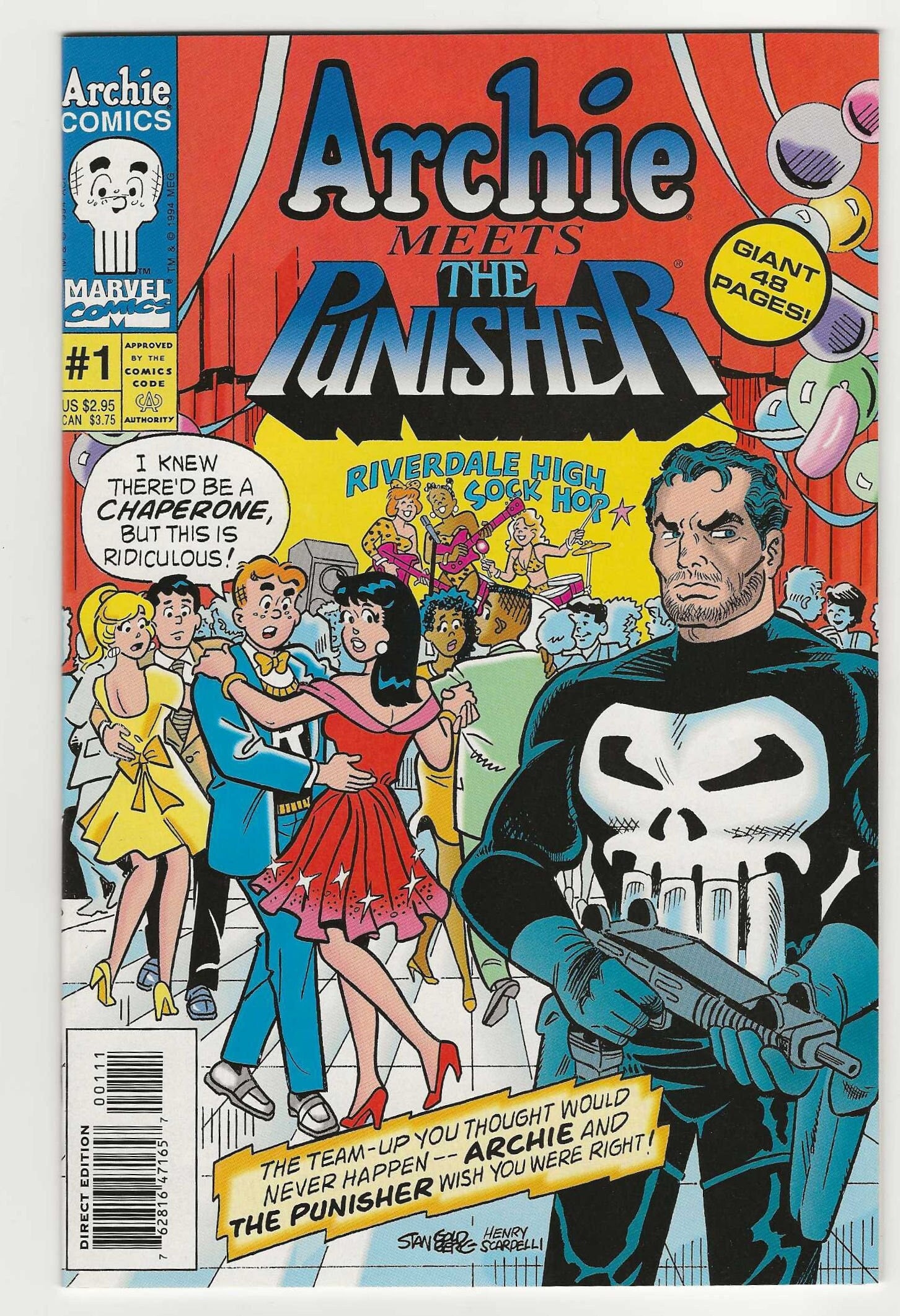 Archie Meets the Punisher Vol 1 1 Copper Age Comic Book. NM - Etsy