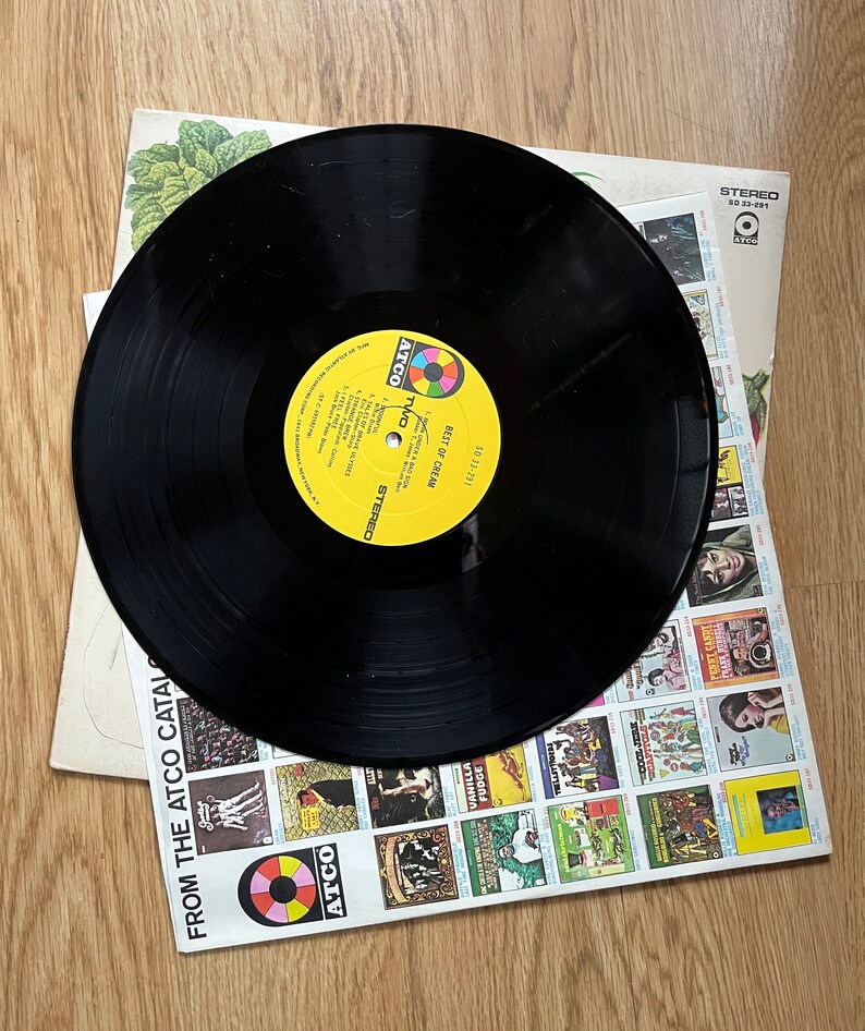 1969 the Best of Cream Cream Vinyl Record SD 33-291. VG - Etsy