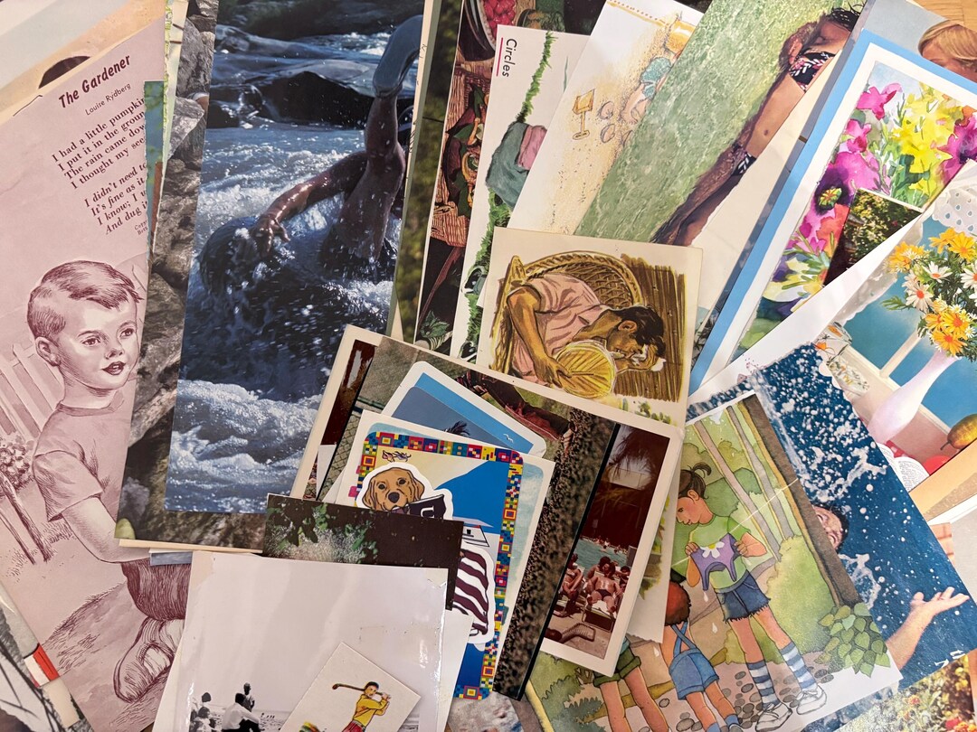 Vintage Ephemera Summer Theme Pack Over 50 Pieces for Junk Journals ...
