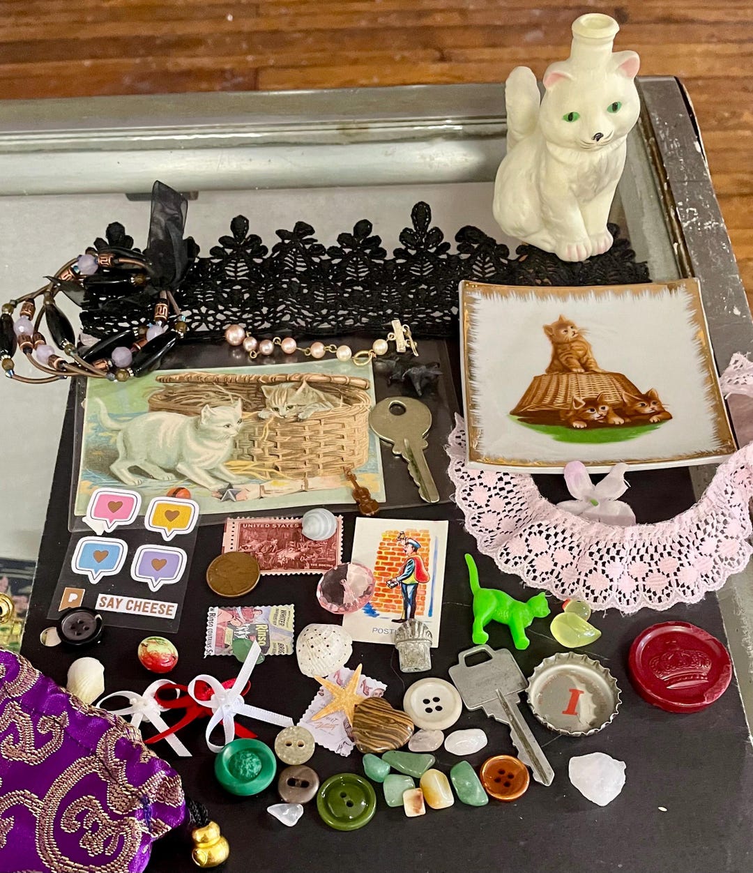 CUSTOM CROW Core Fairy Gremlin Core Vintage Miniatures Nature ...