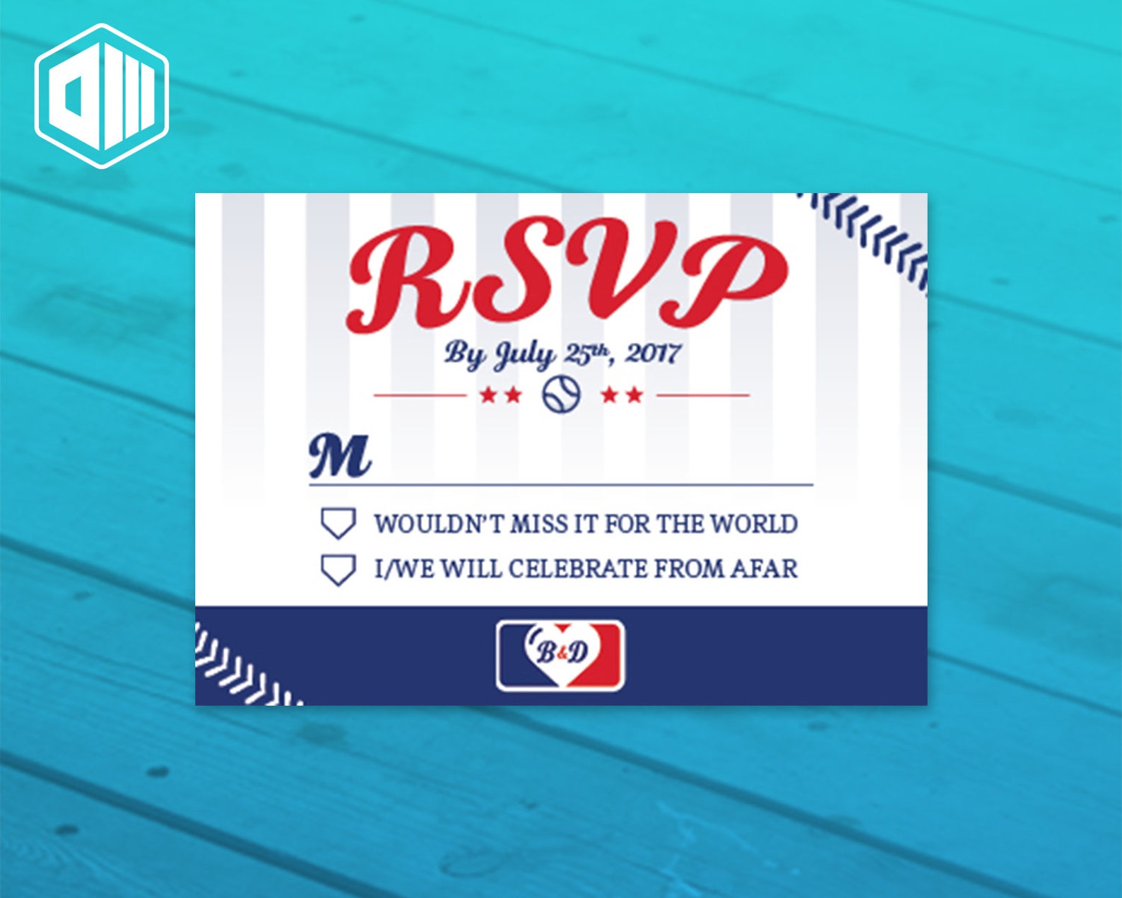 Printable Wedding Invitation Suite / Baseball Wedding Invite - Etsy