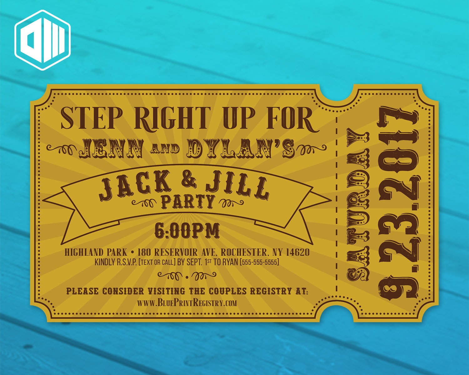 Jack And Jill Invitations