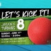 Kickball - Let's Kick It! Birthday Invitation | 5x7 or 4x6 | Kickball ...