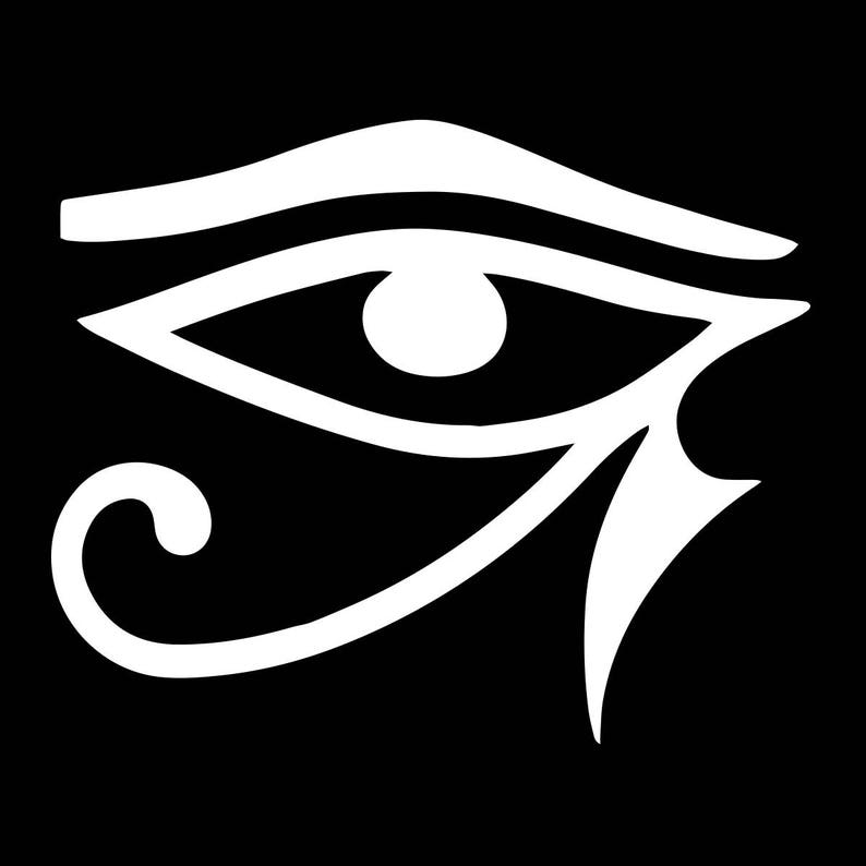 Eye Of Horus Masonic Vinyl Decal Tme Emb D 01015 Etsy