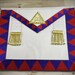 Funeral Past Master With Embroidered Border Masonic Apron blue & White ...